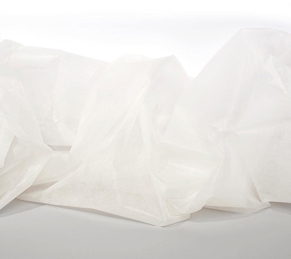 Anderson's White Flame Retardant Gossamer, 59 Inches x 100 Yards, Sheer Fabric for Wedding Decorations, Baby Shower, Gender Reveal, Prom, Homecoming, Event Photos, Drapes