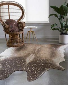 loloi ii bryce collection bz-04 mocha/gold 3'-10" x 5' accent rug