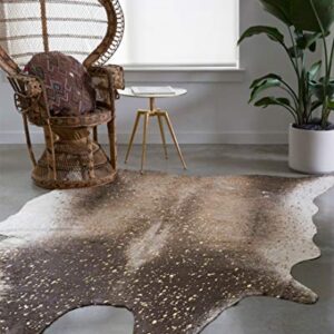 Loloi II Bryce Collection BZ-04 Mocha/Gold 3'-10" x 5' Accent Rug