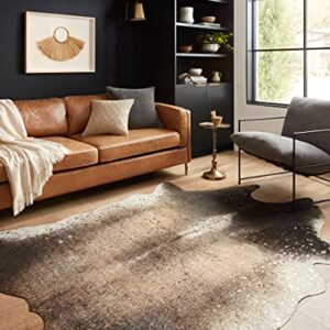 Loloi II Bryce Collection BZ-04 Mocha/Gold 3'-10" x 5' Accent Rug