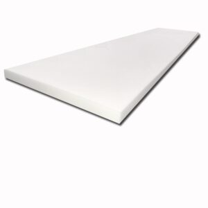 1" x 24" x 84" upholstery foam cushion high density standard (seat replacement, upholstery sheet, foam padding)