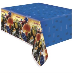 Unique Transformers Rectangular Plastic Table Cover - 54" x 84", 1 Pc