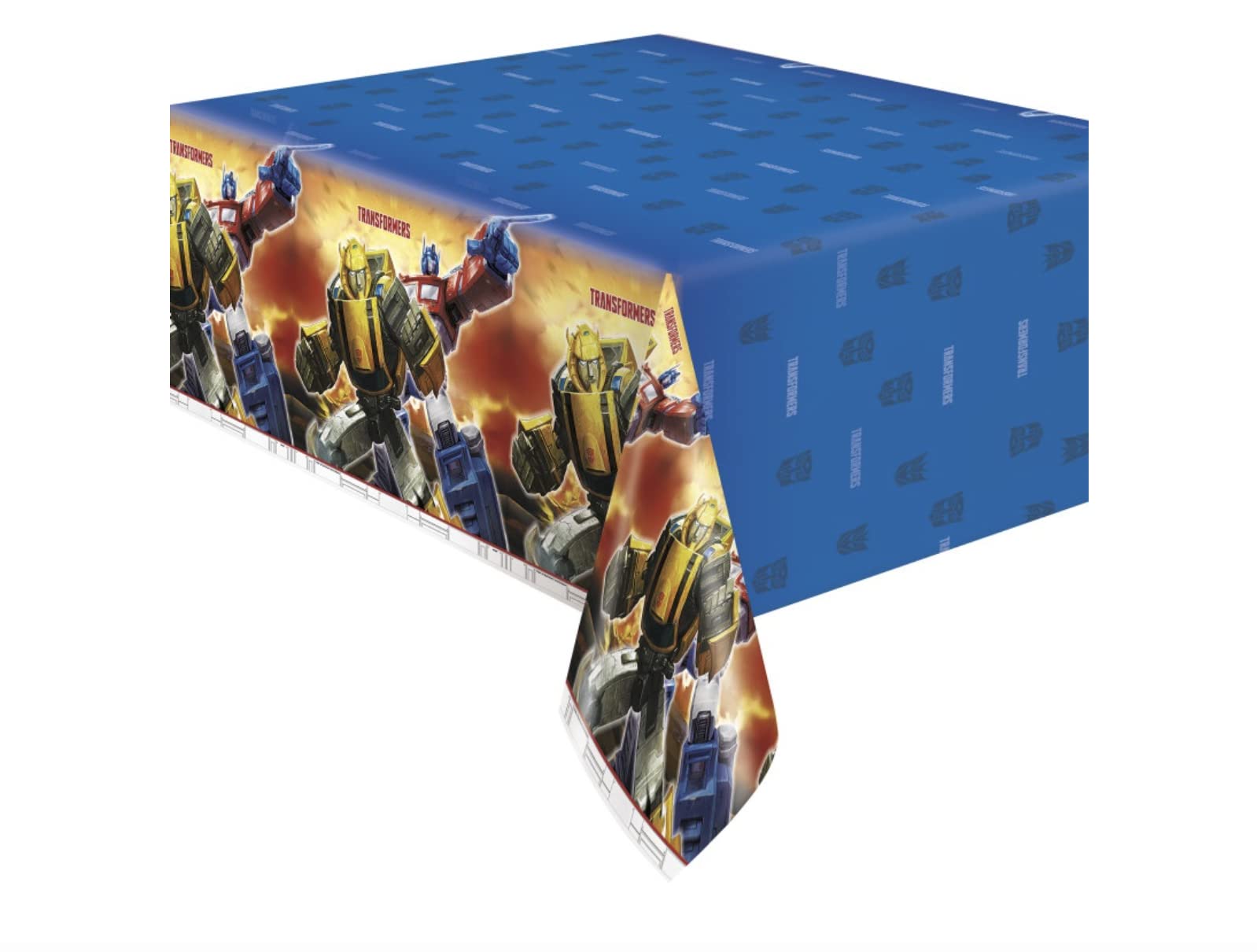 Unique Transformers Rectangular Plastic Table Cover - 54" x 84", 1 Pc