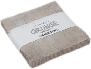 basicgrey grunge basics gris charm pack 42 5-inch squares moda fabrics 30150pp 278