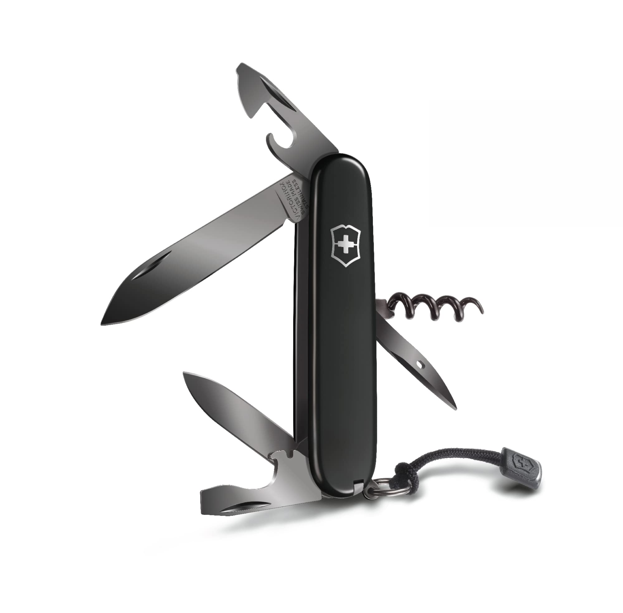 Victorinox Swiss Army Spartan Pocket Knife, PS Black, 91mm