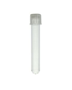 corning - falcon 5ml rnd bot ps test tube, w/snap cap, str, cs1000