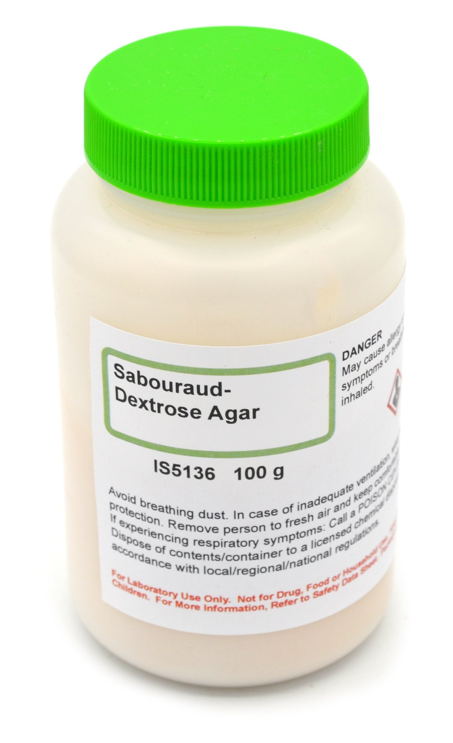 ALDON Innovating Science Sabouraud-Dextrose Agar 100g, Makes 1 Liters of Medium