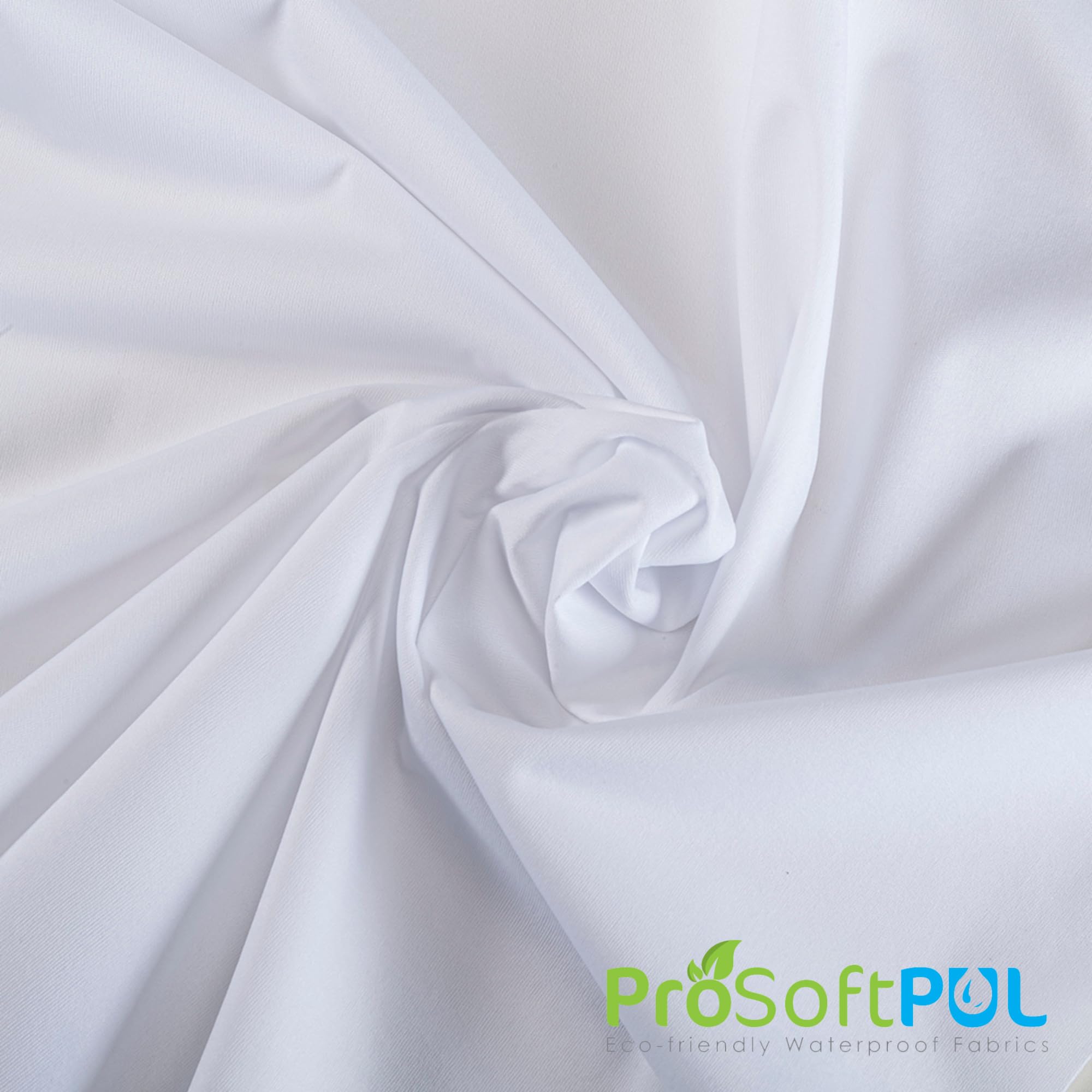 ProSoft FoodSAFE Waterproof PUL Fabric (Made in USA, White, Sold by The Yard)