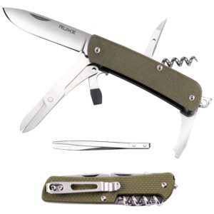 ruike multifunctional knive, green, g10 (m31-g)