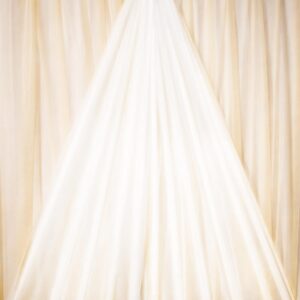 Anderson's White Flame Retardant Gossamer, 59 Inches x 100 Yards, Sheer Fabric for Wedding Decorations, Baby Shower, Gender Reveal, Prom, Homecoming, Event Photos, Drapes