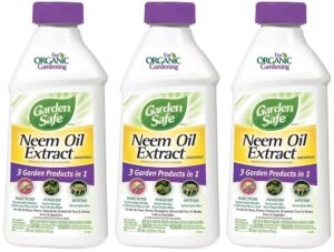 garden safe neem oil wtpzh extract concentrate, 16 fl oz (3 pack)