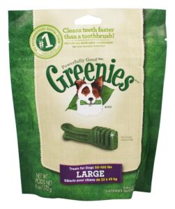 greenies original dental dog chews large - 4 treats - (dogs 50-100 lbs)