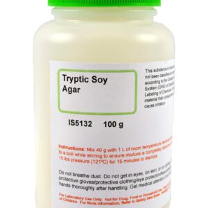 ALDON Innovating Science Tryptic Soy Agar, 100g - Growth Medium & Culture Maintenance for Petri Dishes or Test Tube Slants - Makes 2 Liters - Perfect for Lab, Classroom & Home Science Experiments