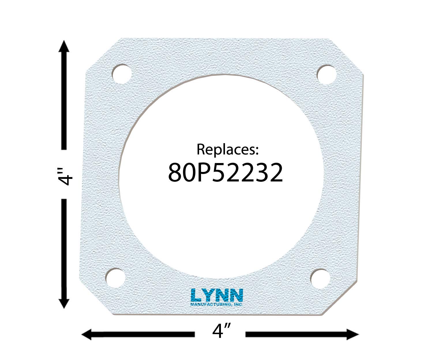 Lynn Manufacturing Replacement St Croix Pellet Stove Exhaust Gasket 80P52232 & Enviro 50-1448, 2102J