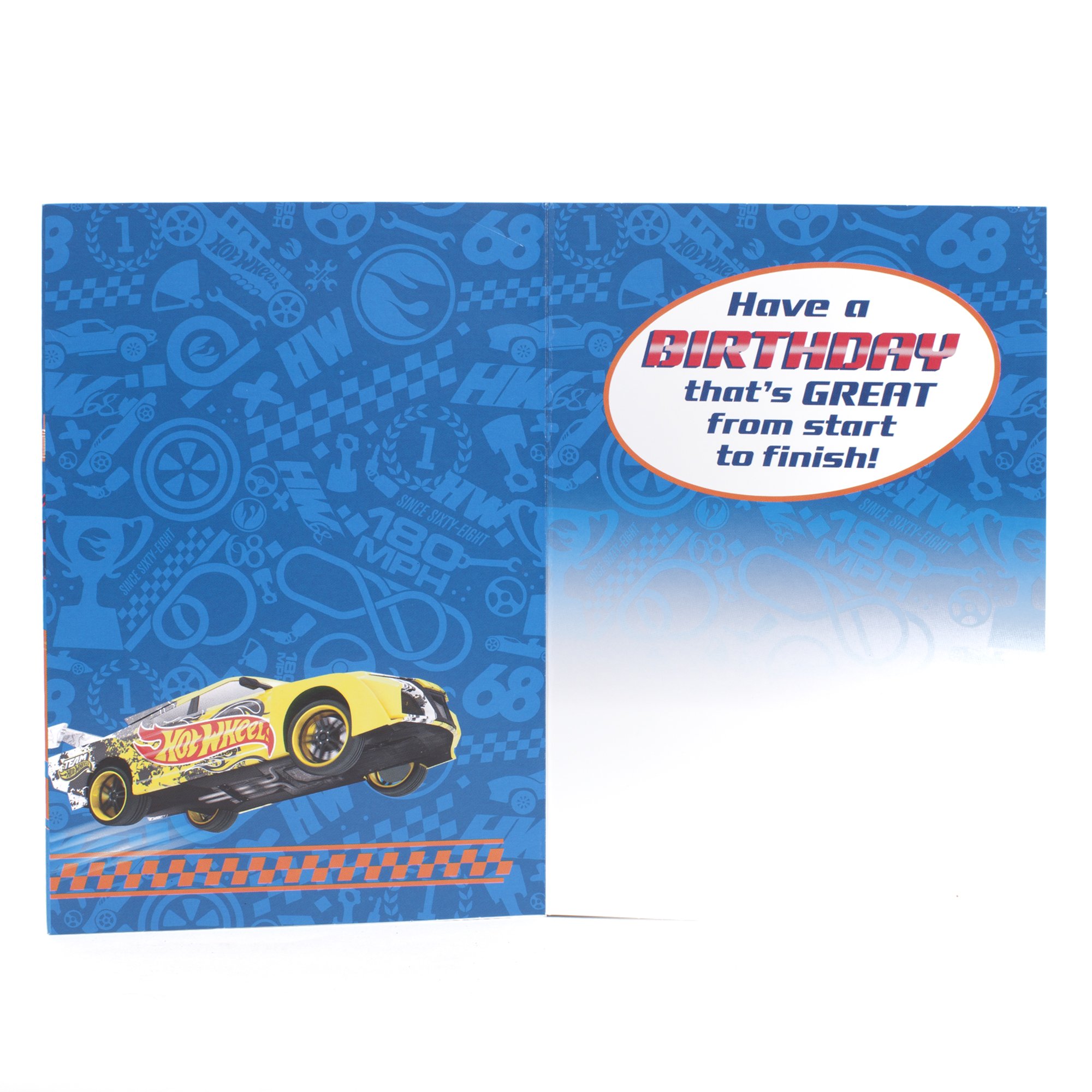 Hallmark Birthday Greeting Card (Hot Wheels)