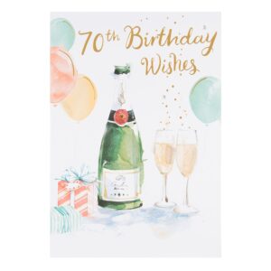 hallmark 70th birthday card "special celebrations" - medium [old model]