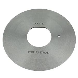 6" round blade knife #80c1-39, r6e for eastman rotary cutting machines