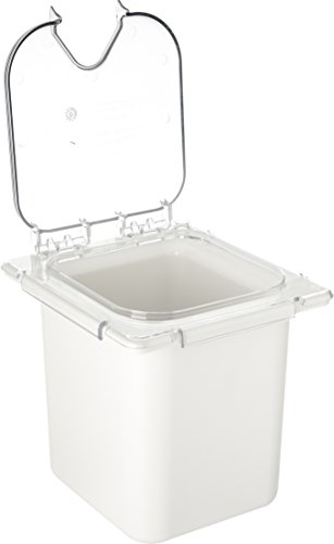 Carlisle FoodService Products CM10319Z07 Cold master EZ Access Lid with Notch, Sixth Size, Clear (Pack of 2)