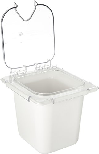 Carlisle FoodService Products CM10319Z07 Cold master EZ Access Lid with Notch, Sixth Size, Clear (Pack of 2)