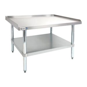 adcraft es-3024 heavy-duty equipment stand, 16-gauge stainless steel, nsf