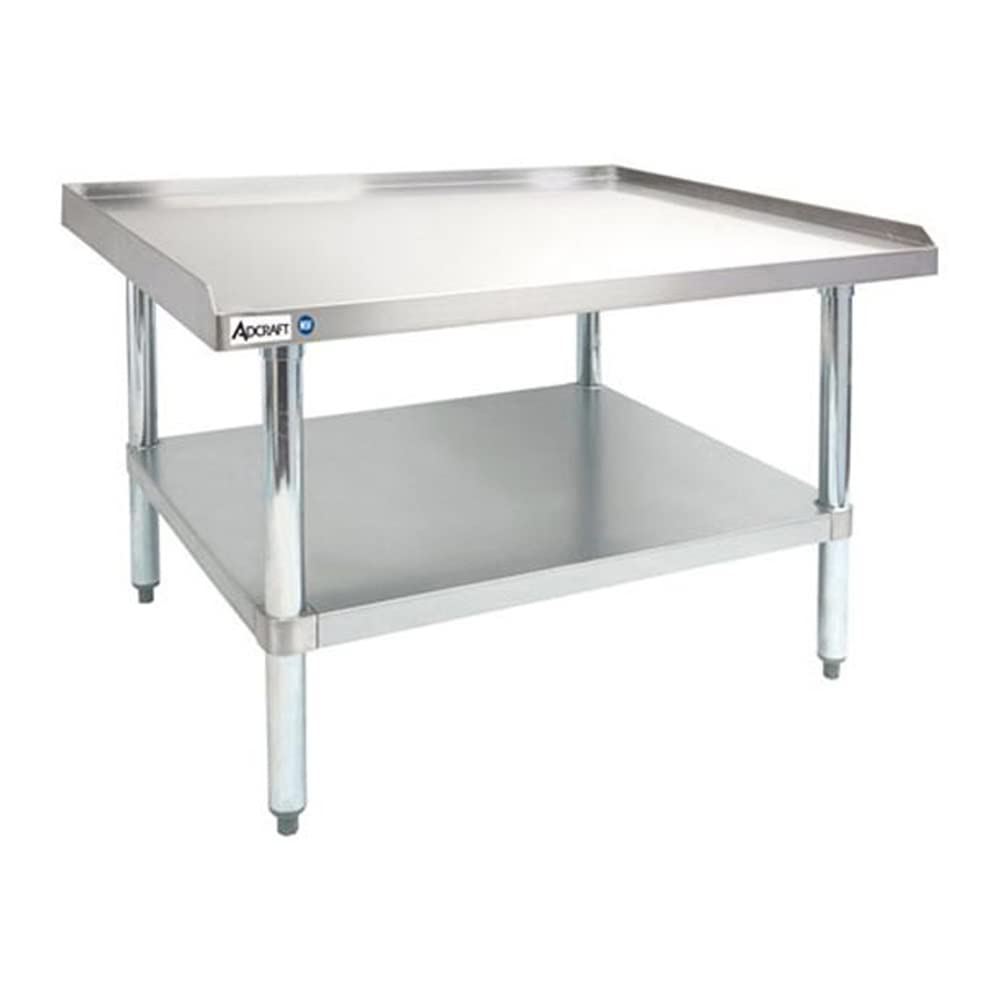 Adcraft ES-3024 Heavy-Duty Equipment Stand, 16-Gauge Stainless Steel, NSF