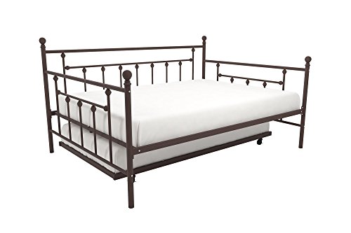 DHP Manila Metal Full Size Daybed and Twin Size Trundle (Bronze)