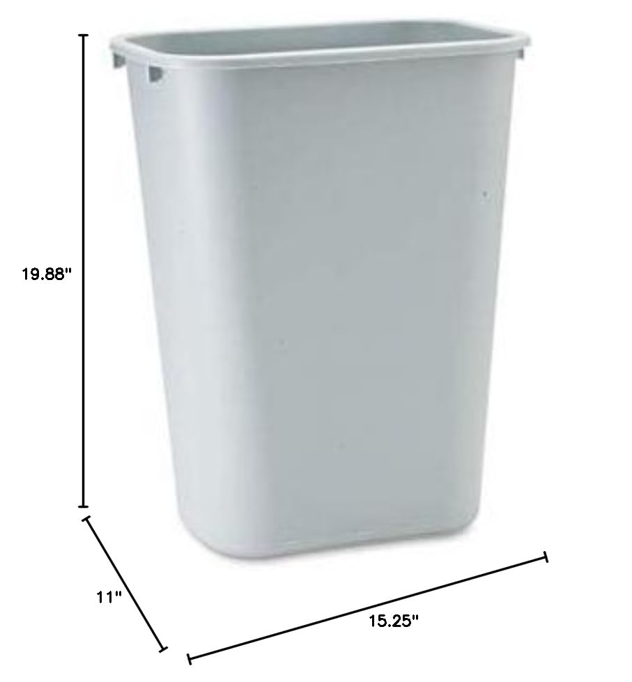 Deskside Plastic Wastebasket