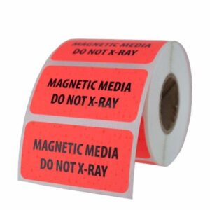 labelvalue.com | magnetic media do not x-ray labels 2" x 1" lv-mmdnx