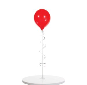 permashine - reusable and helium free single balloon kit - permanent plastic indoor and outdoor balloons