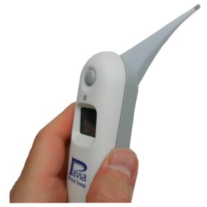 Pavia Rectal Temp Veterinary Thermometer for Dogs, Cats, Horses, Pets and Livestock. Accurate Temps in Only 6 Seconds. Beeps When Ready. Trusted by Veterinarians, Breeders and Pet Owners.