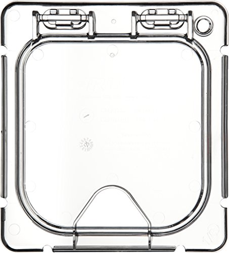 Carlisle FoodService Products CM10319Z07 Cold master EZ Access Lid with Notch, Sixth Size, Clear (Pack of 2)