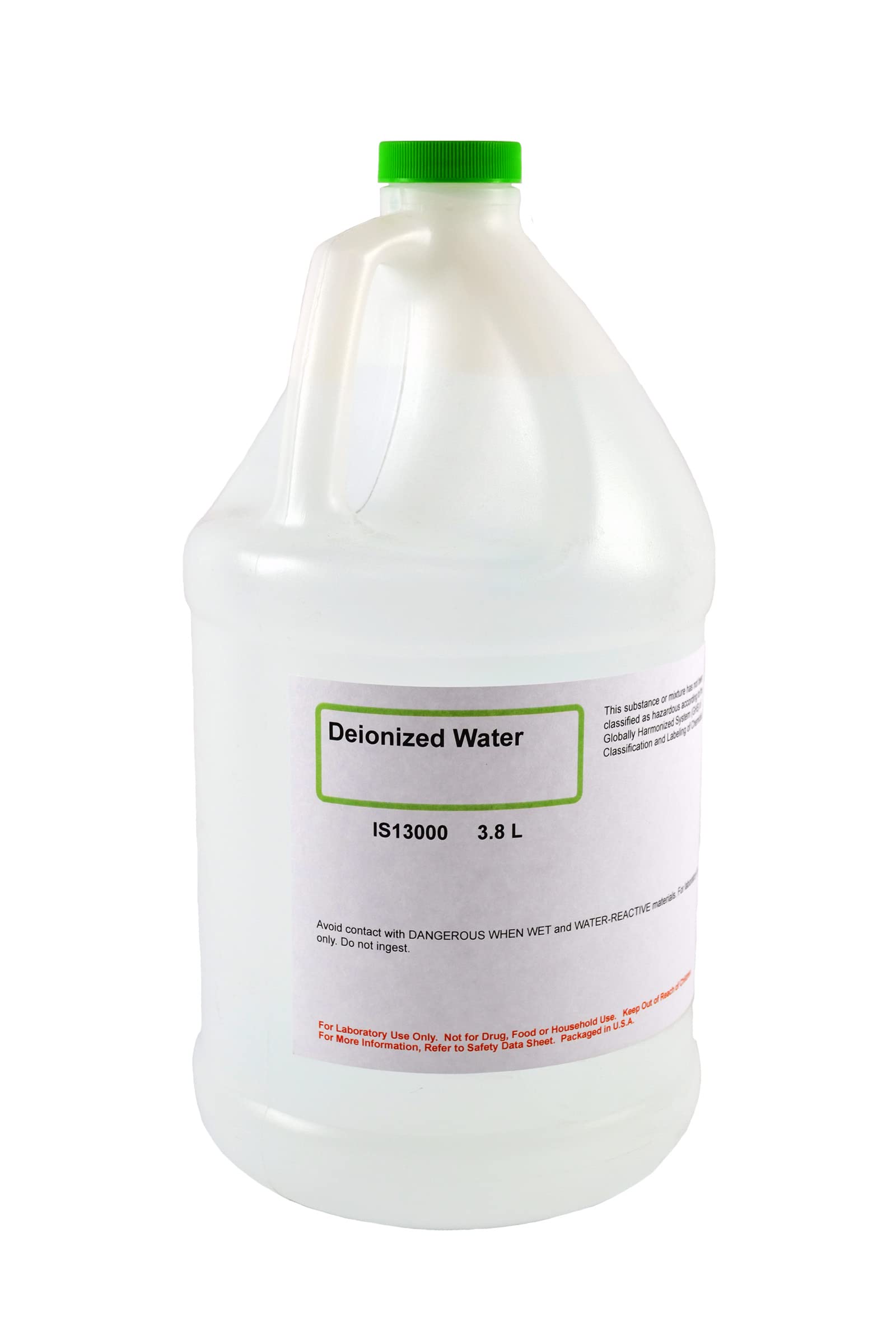 Deionized Water, 3.8L (1 Gallon) - Biotechnology (Reagent) Grade - Demineralized - IS13000 - The Curated Chemical Collection by Innovating Science