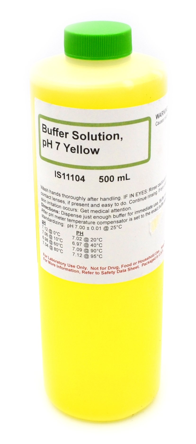 ALDON Innovating Science pH 7 Buffer Solution - Ph Up and Down - Ph Calibration Solution Kit - Ph Buffer Calibration Solution - General Hydroponics & Lab Chemicals, Yellow 500mL Ph Kit