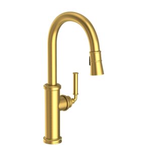 newport brass 2940-5103/04 kitchen-sink-faucets, satin brass (pvd)