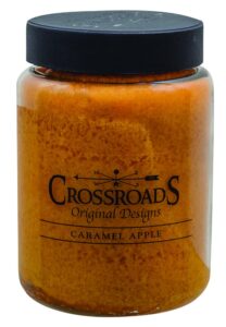 cwi gifts caramel apple 26oz jar candle