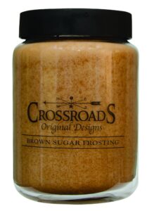 crossroads brown sugar frosting scented 2-wick candle, 26 ounce