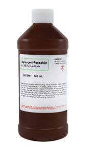 aldon innovating science hydrogen peroxide 6% solution, 500ml - laboratory grade - the curated chemical collection