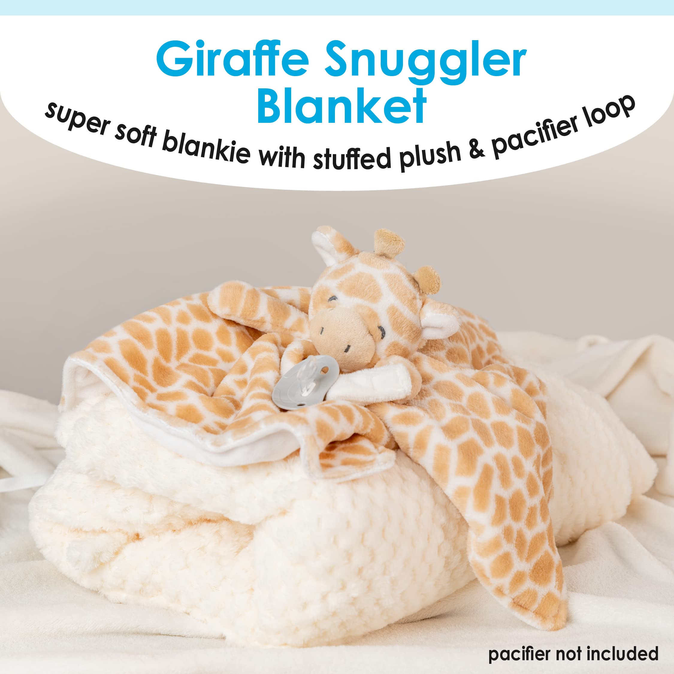 KIDS PREFERRED Carter's Giraffe Plush Stuffed Animal Snuggler Lovey Security Blanket, One Size