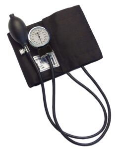 graham-field labtron patricia sphygmomanometer - manual blood pressure monitor with xl cuff - black, 180x, adult large