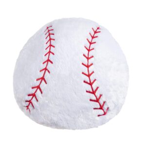 baseball pillow boys sports room: soft softball throw plush gifts - play stuff ball toys decor age 8-12