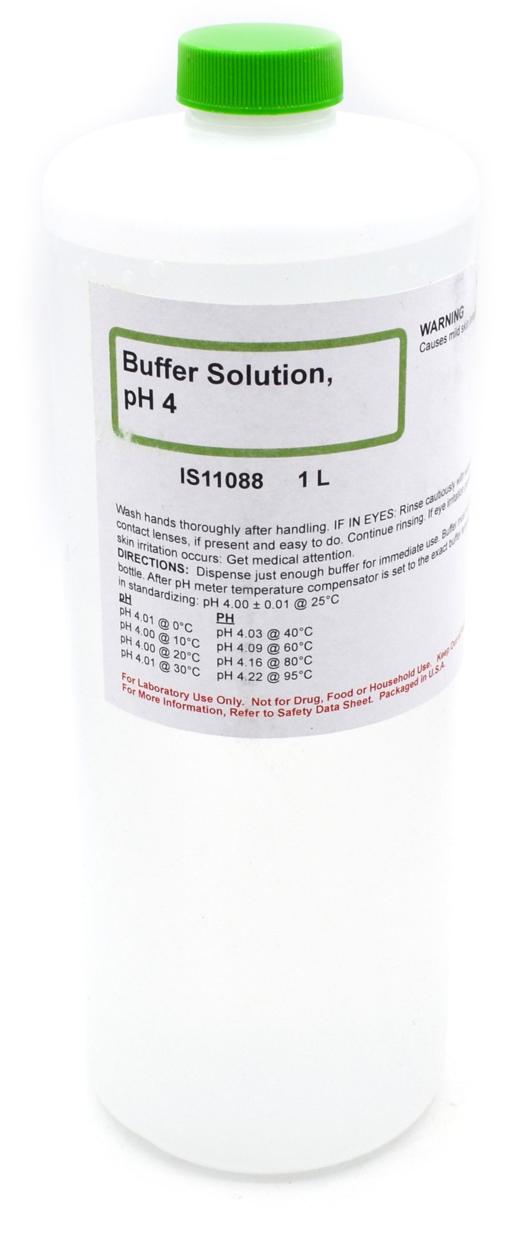 ALDON Innovating Science Clear 4.00 pH Standard Buffer Solution, 1L - The Curated Chemical Collection