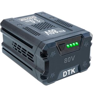 dtk battery replacement for kobalt 80v battery max cordless power tool kb3080-06 kb680-06 kb280-06 lithium battery 3.0ah