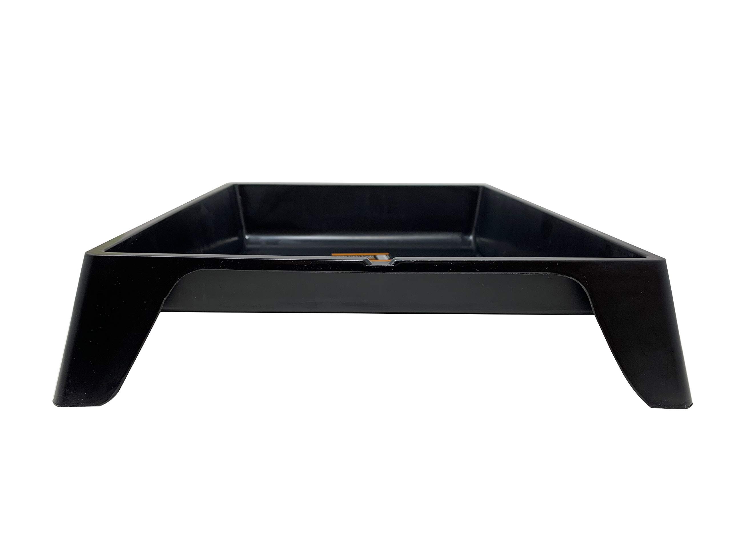 Grip Tight Tools PT1 Heavy Duty Plastic Paint Tray with Legs, 11" x 14", Black