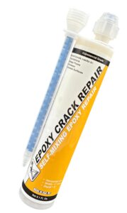 akona epoxy crack repair - injectable crack filler, repair concrete, brick, foundational cracks, & water leaks, seals holes, high strength, clear liquid epoxy resin (6 ounce, 1)