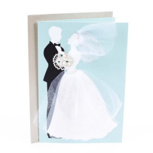 hallmark signature wedding card (bride and groom)