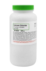 aldon innovating science anhydrous calcium chloride, 500g, 4-20 mesh - laboratory-grade - calcium chloride powder - the curated chemical collection