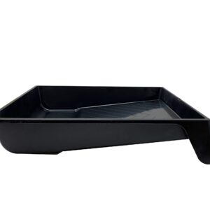 Grip Tight Tools PT1 Heavy Duty Plastic Paint Tray with Legs, 11" x 14", Black