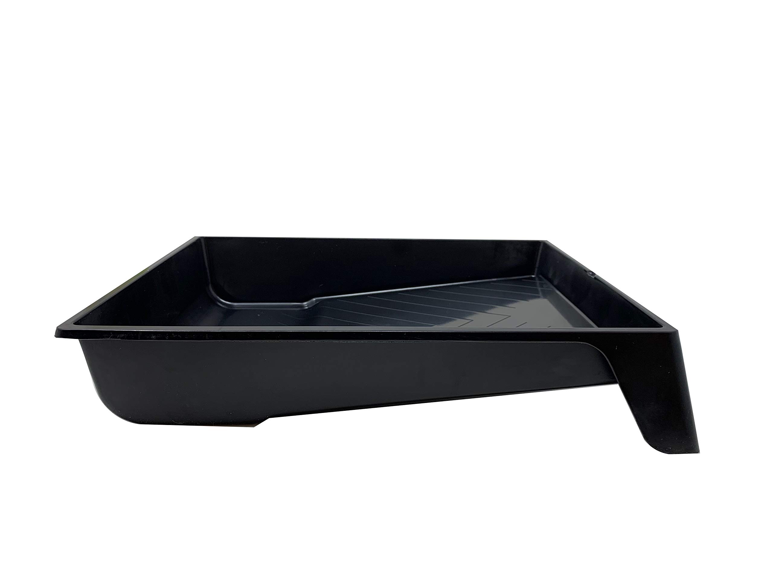 Grip Tight Tools PT1 Heavy Duty Plastic Paint Tray with Legs, 11" x 14", Black