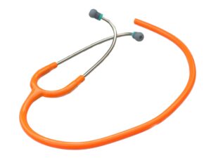 compatible replacement tube by cardiotubes fits littmann(r) classic ii se(r) standard stethoscopes - 5mm orange tubing