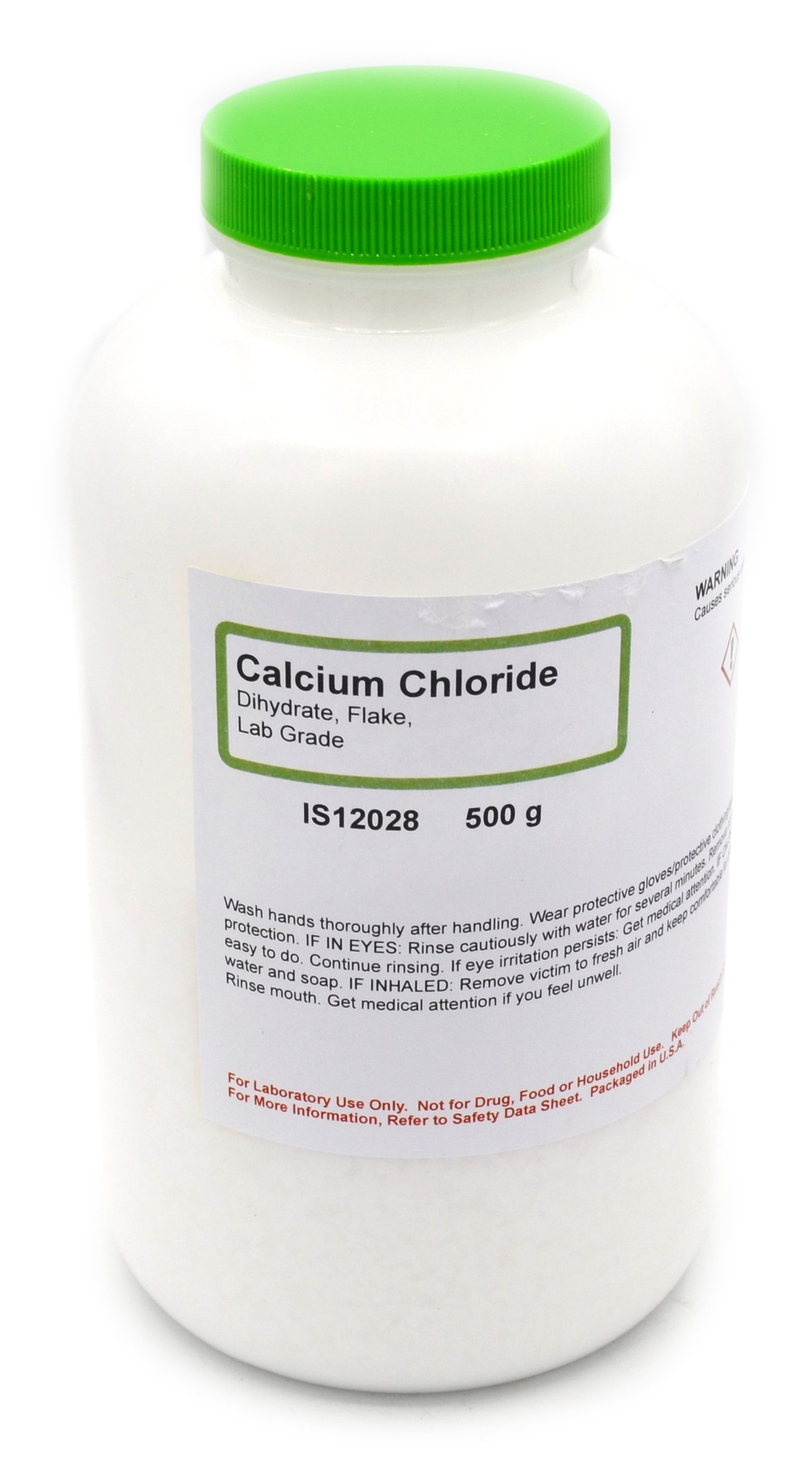 ALDON Innovating Science Laboratory-Grade Calcium Chloride Dihydrate Flake, 500g - The Curated Chemical Collection